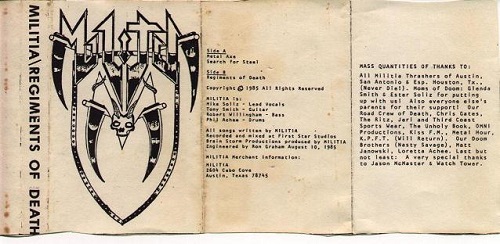 Militia – Regiments Of Death