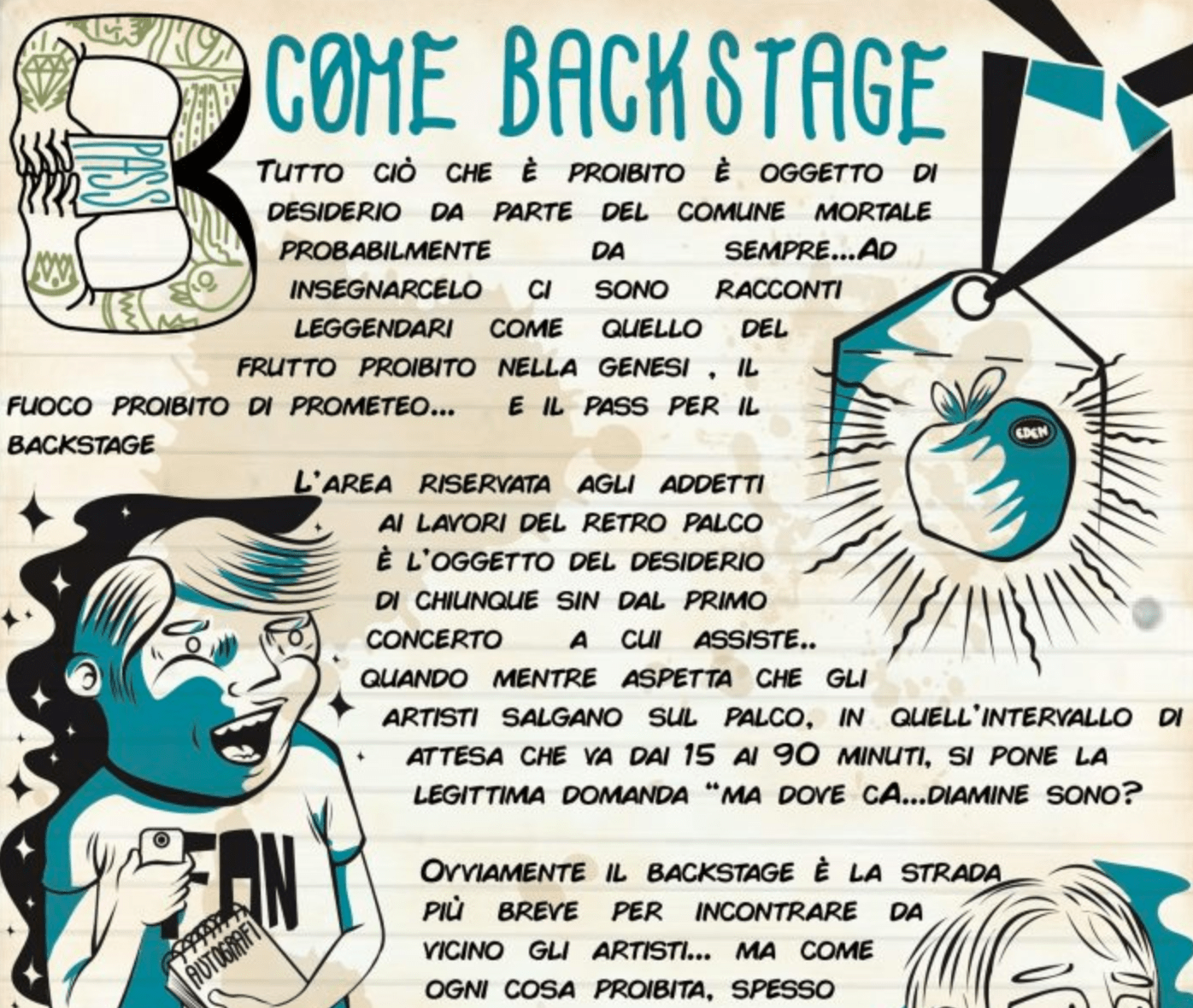 Alfabeto B Come Backstage